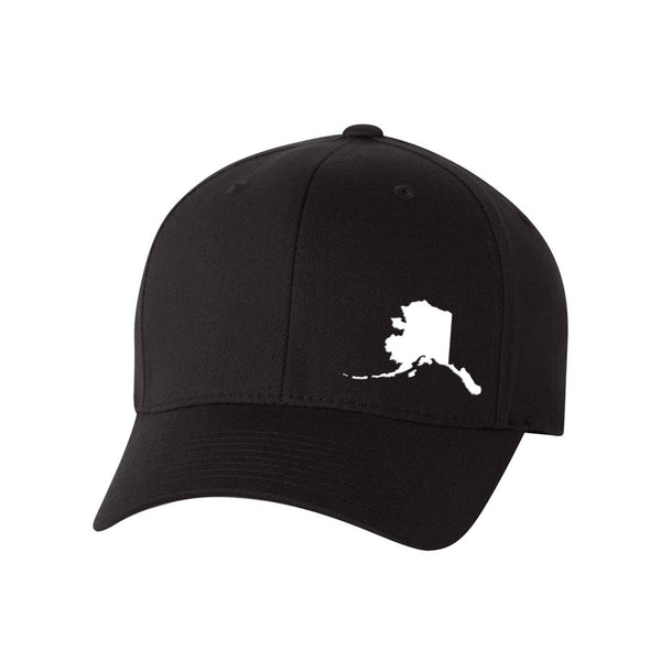 Alaska State Outline FlexFit Hat – Peak Apparel